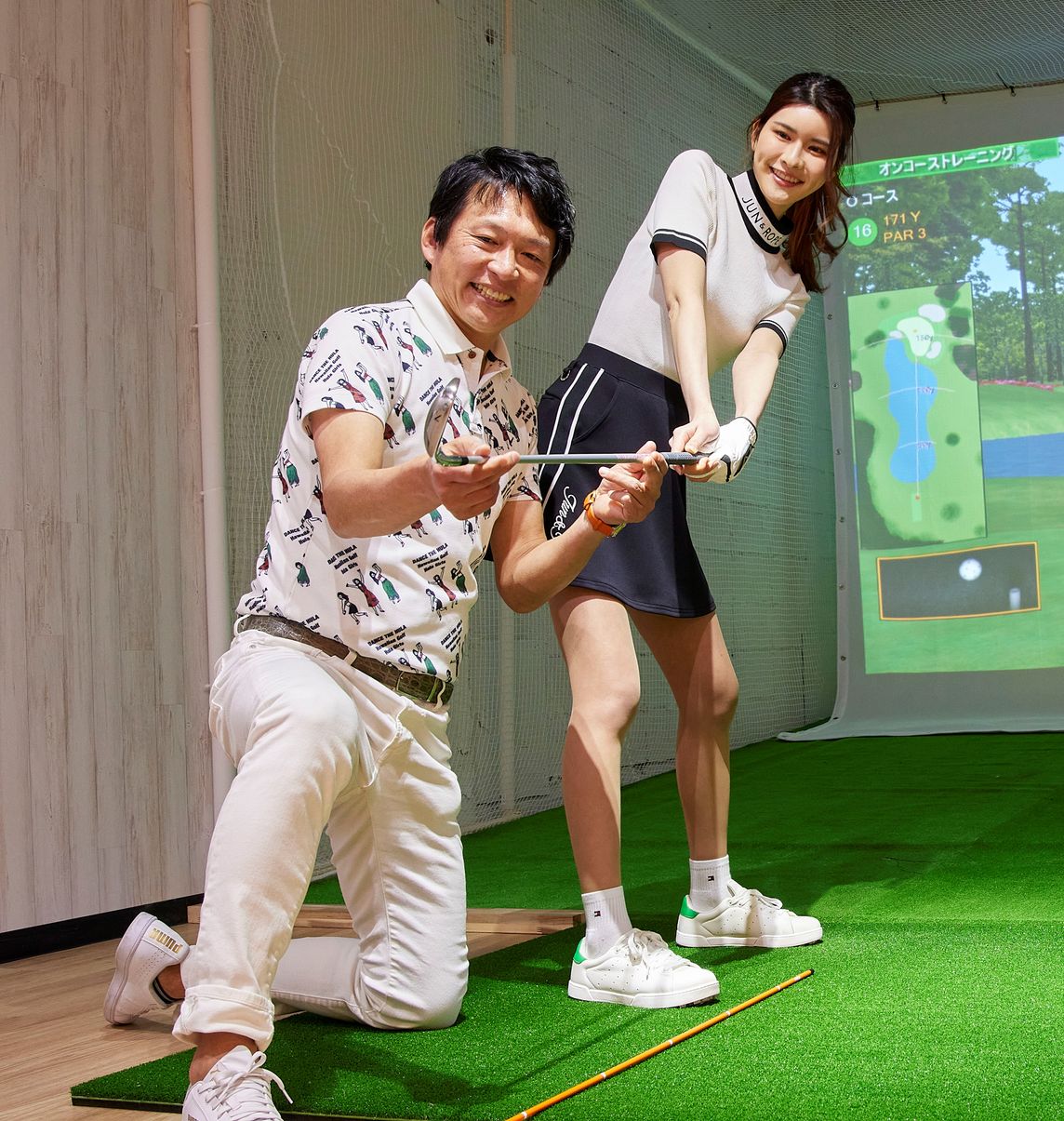 飛距離アップに特化したマンツーマン指導